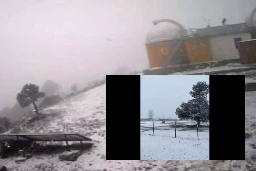 Cae nieve y aguanieve en Nuevo León – El Momento Tabasco