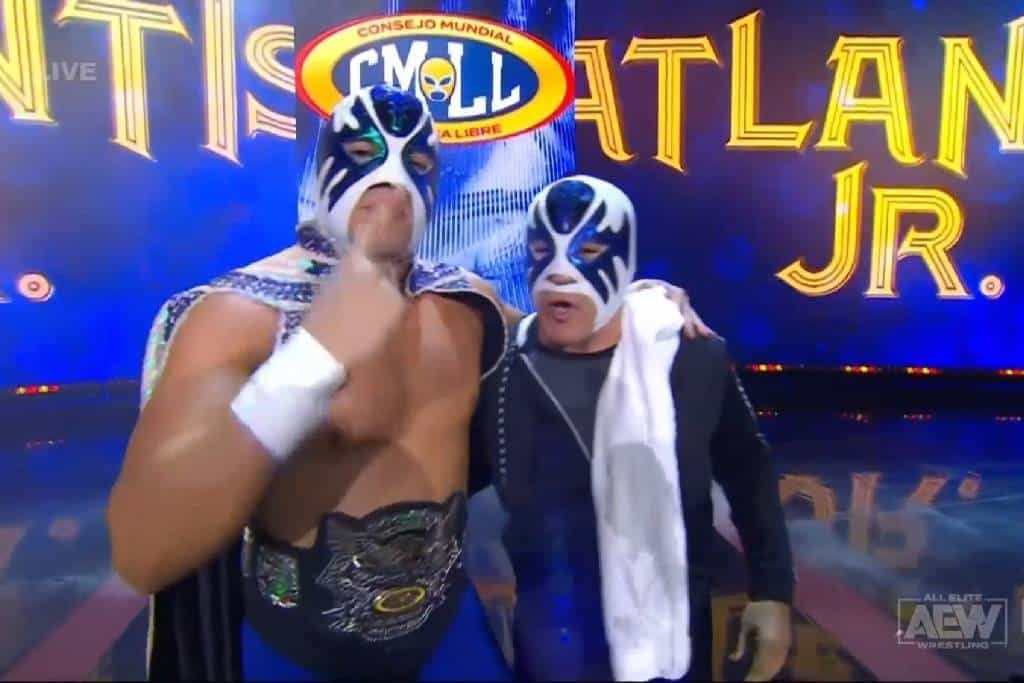 Espectacular presentación de Atlantis Jr ante Chris Jericho en AEW – El ...